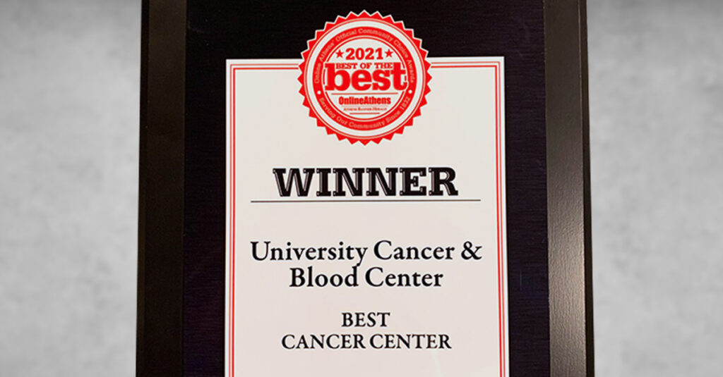 UCBC named “Best Cancer Center” for 2021 - University Cancer & Blood Center